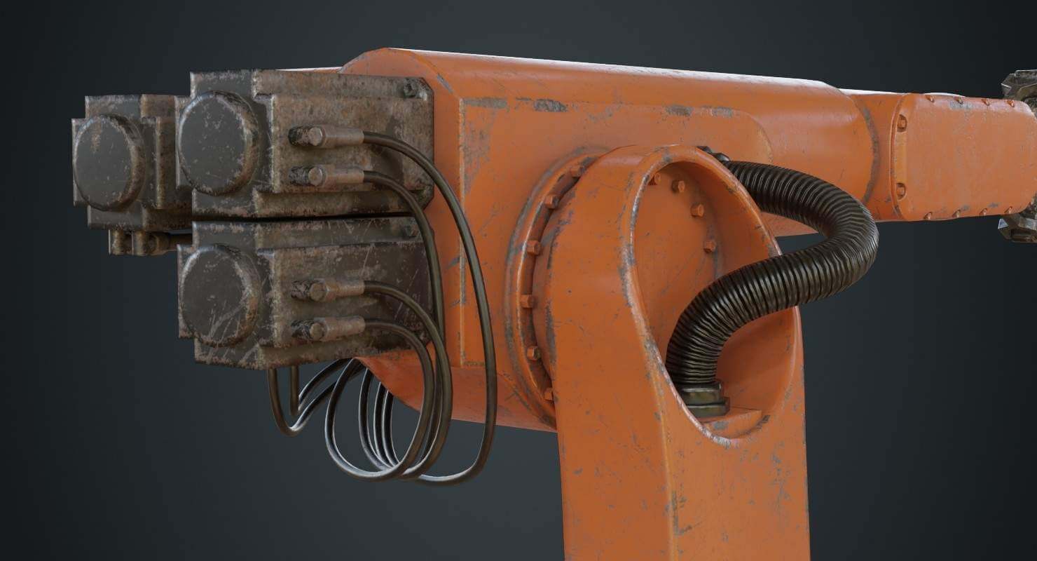 Industrial Robot 3B - 3D Model by weeray