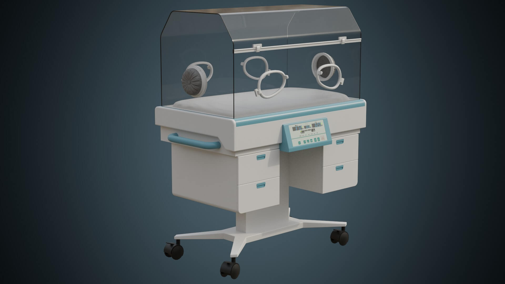 Infant Incubator 1A - 3D Model by weeray