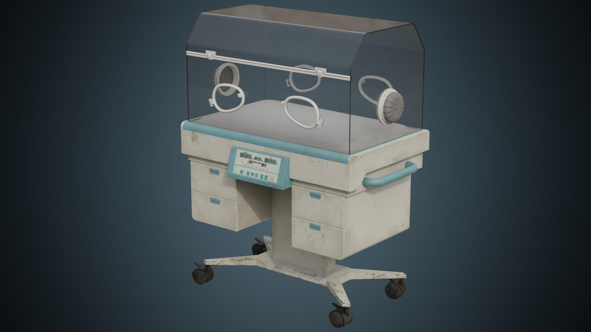 Infant Incubator 1B - 3D Model by weeray