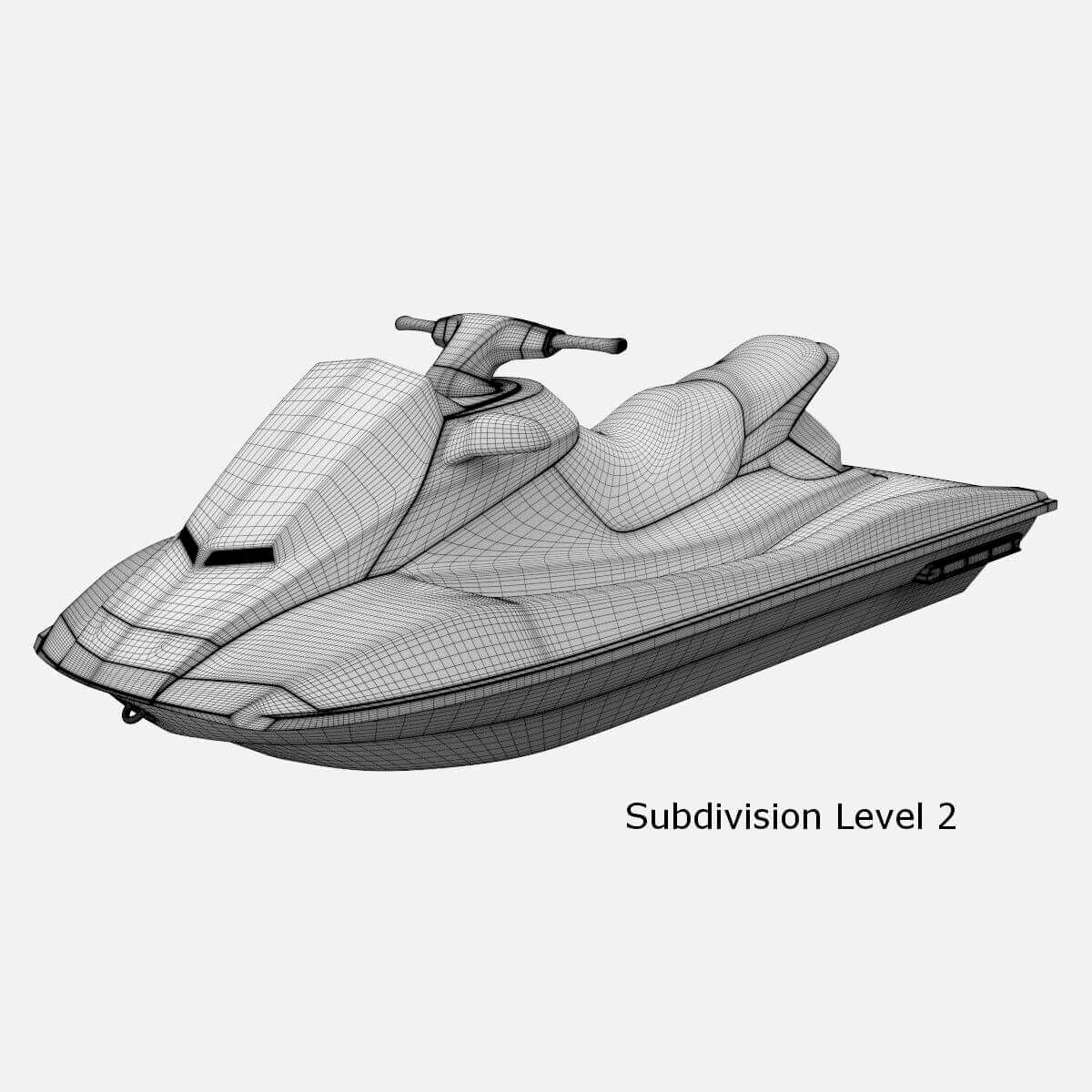 Jet Ski - 3D Model by weeray