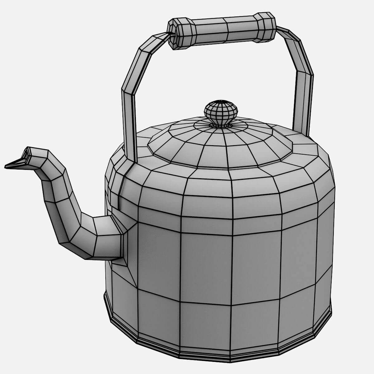 Kettle - 3D Model by weeray