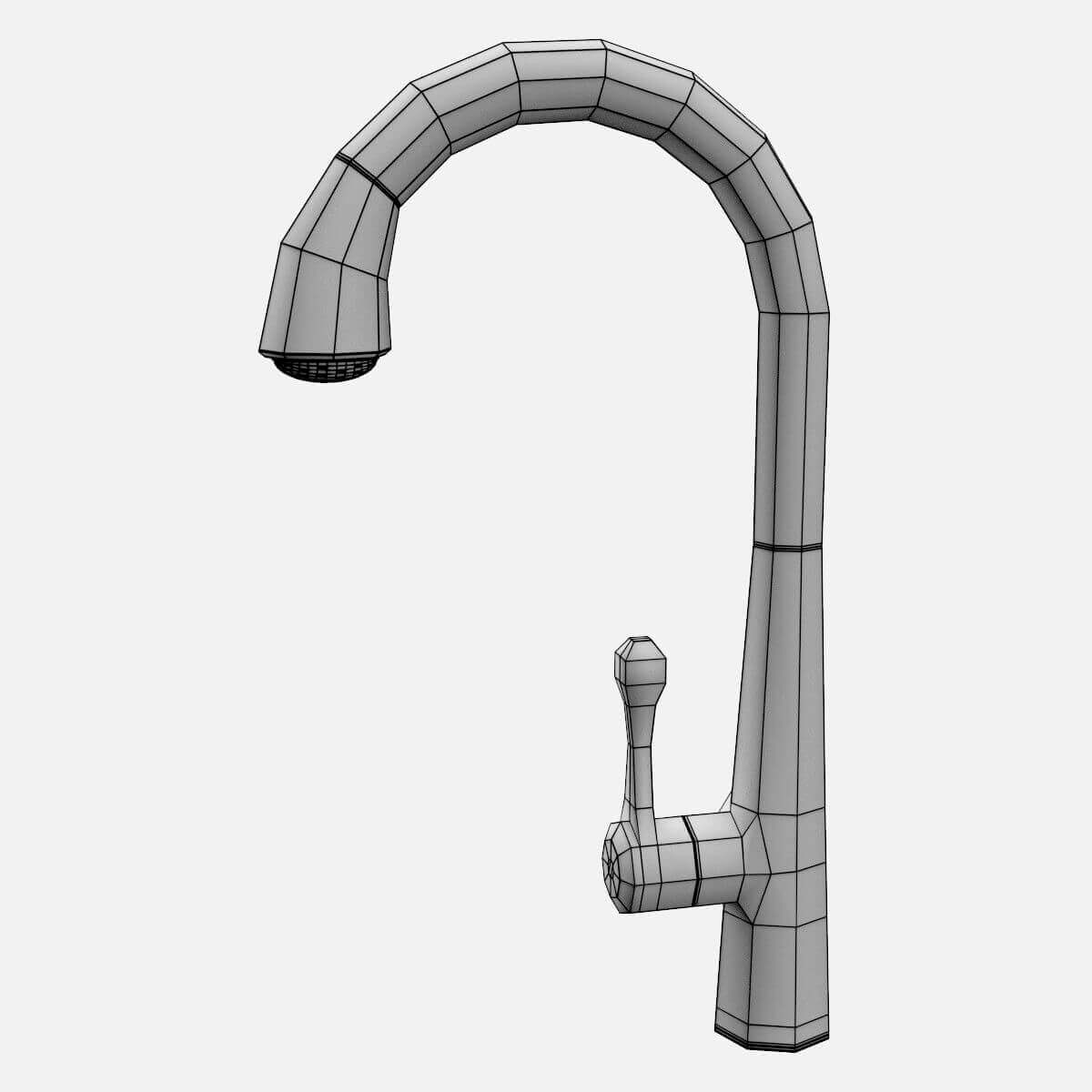 Kitchen Faucet - 3D Model by weeray