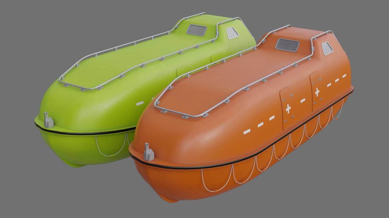 Lifeboat - 3D Model by weeray