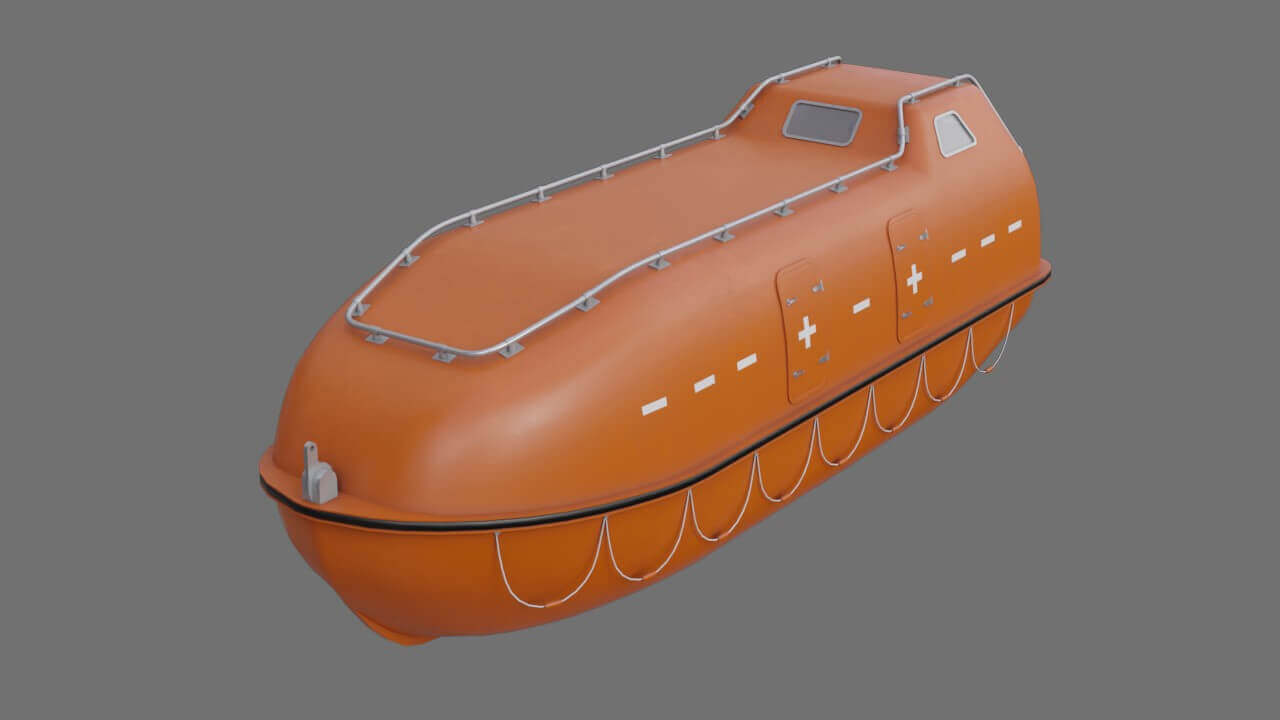 Lifeboat - 3D Model by weeray