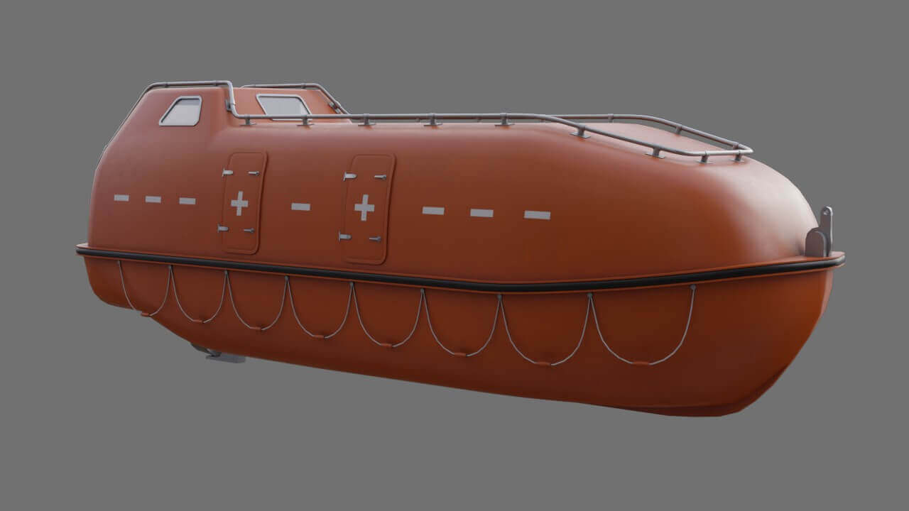 Lifeboat - 3D Model by weeray