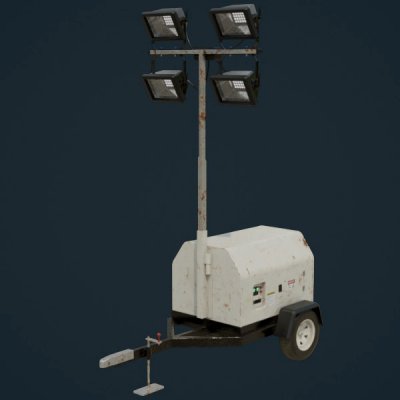 Light Tower 2B - 3D Model by weeray