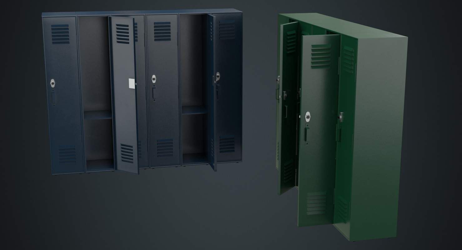 Locker - 3D Model by weeray