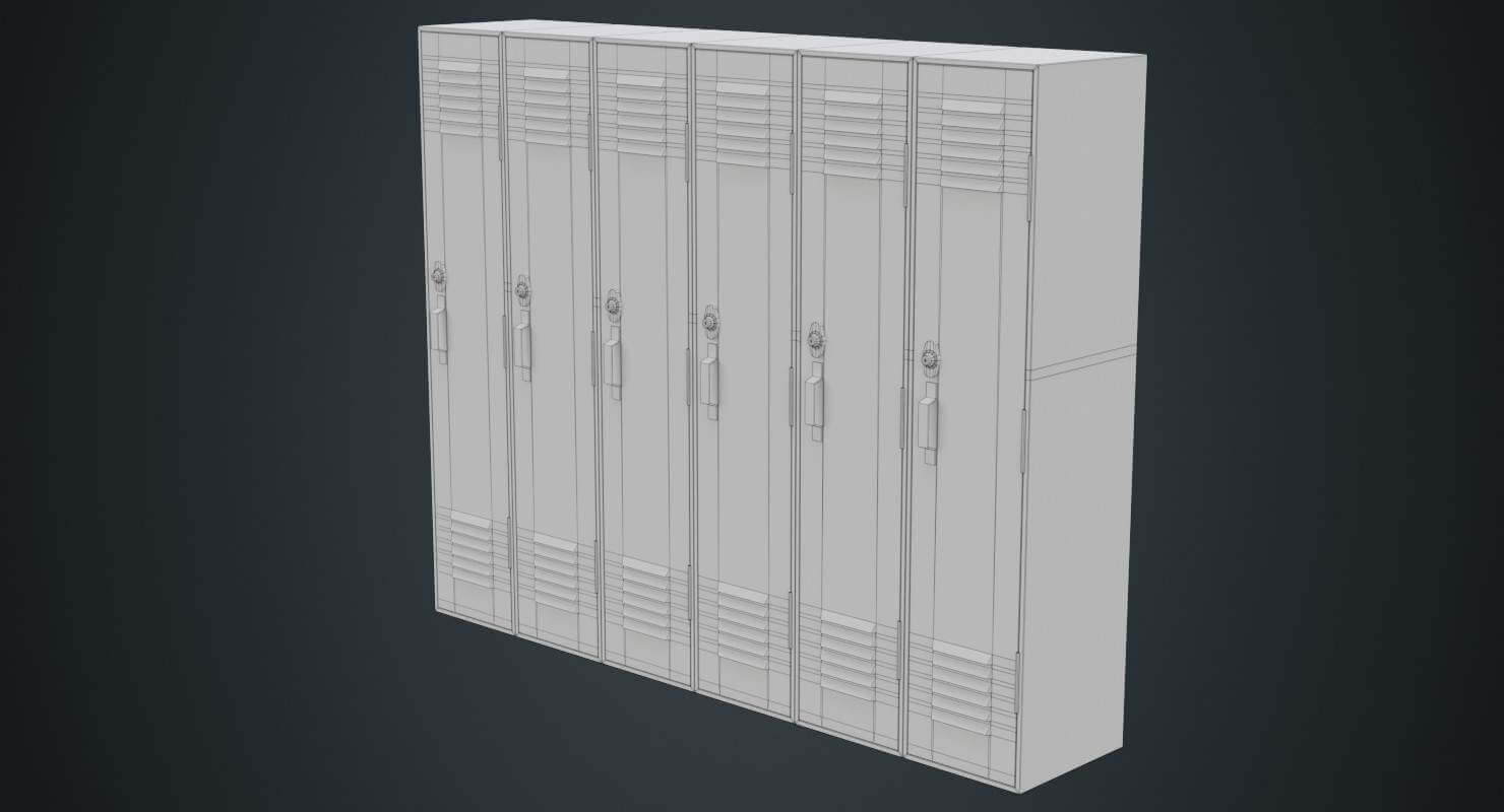 Locker - 3D Model by weeray