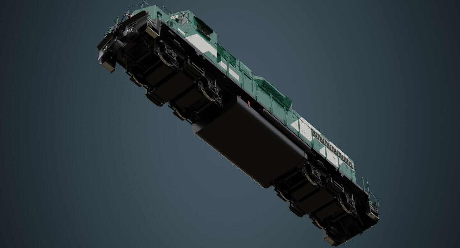 Locomotive 2A - 3D Model by weeray