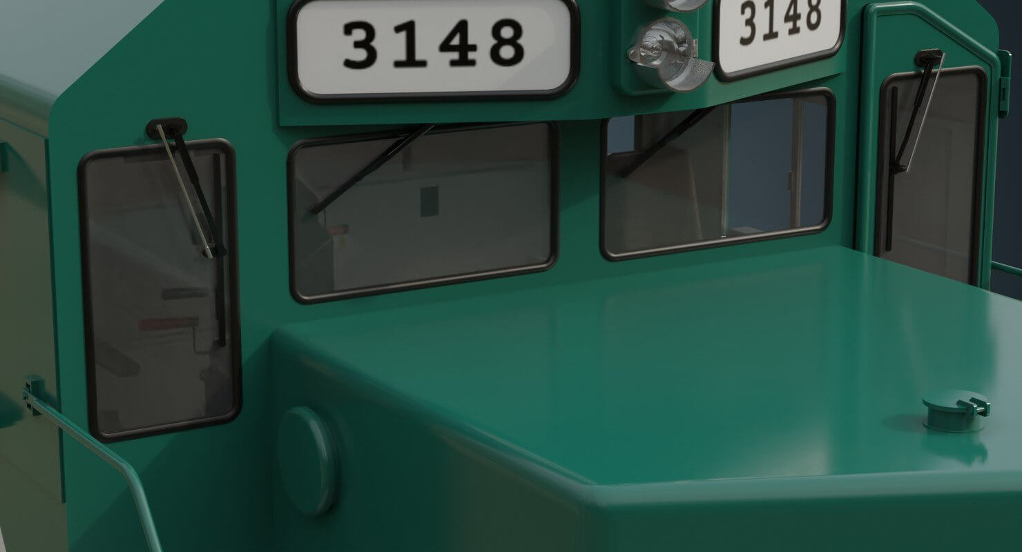 Locomotive 2A - 3D Model by weeray