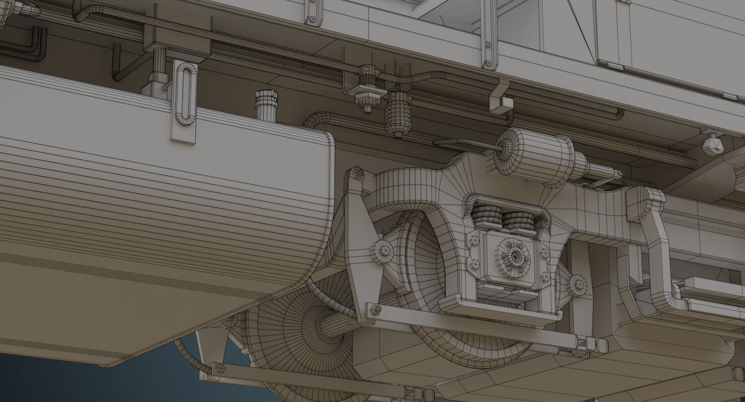 Locomotive 2B - 3D Model by weeray