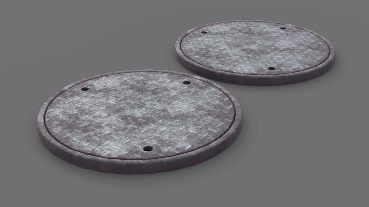 Manhole - 3D Model by weeray