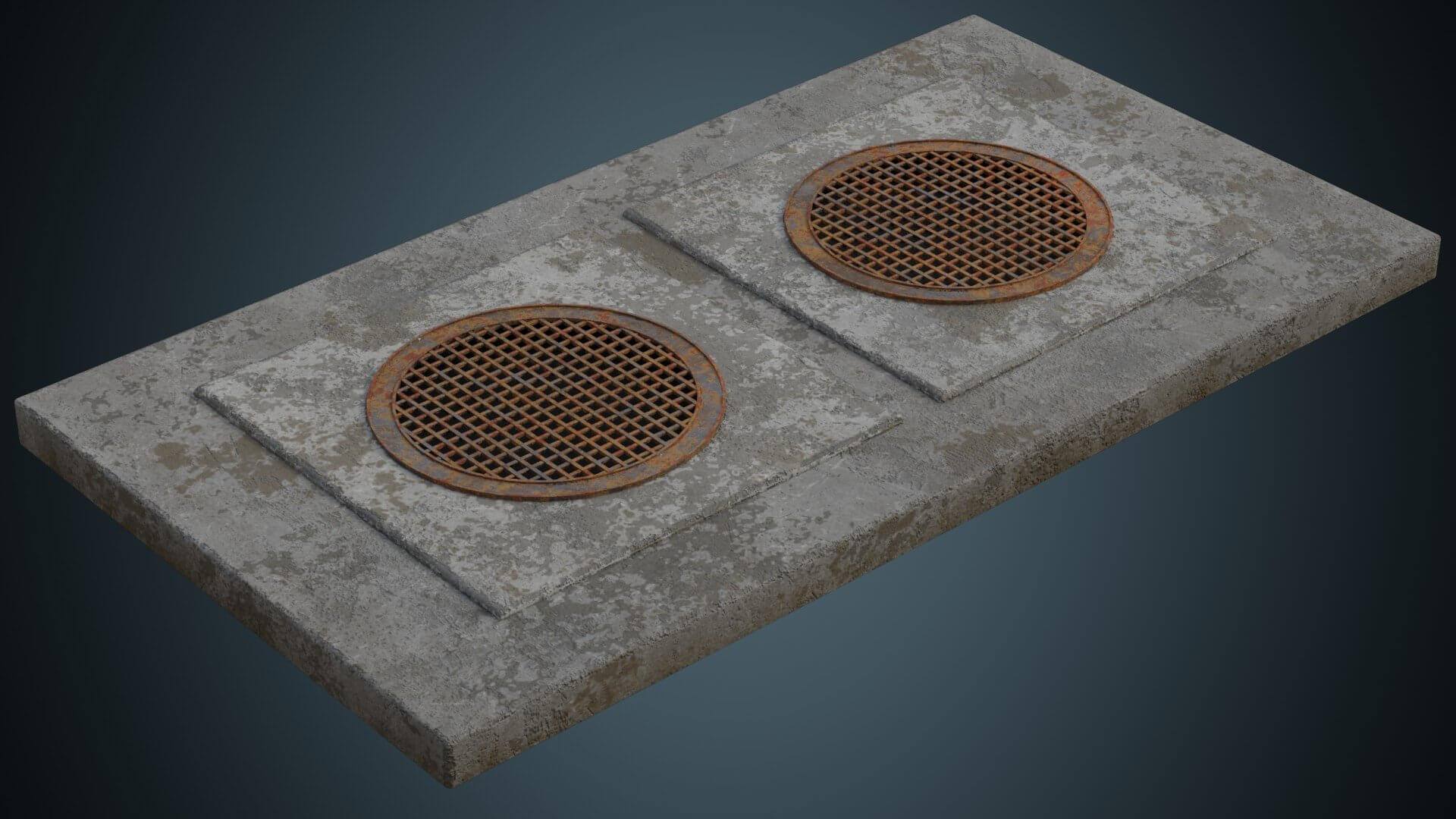 Manhole 2B - 3D Model by weeray