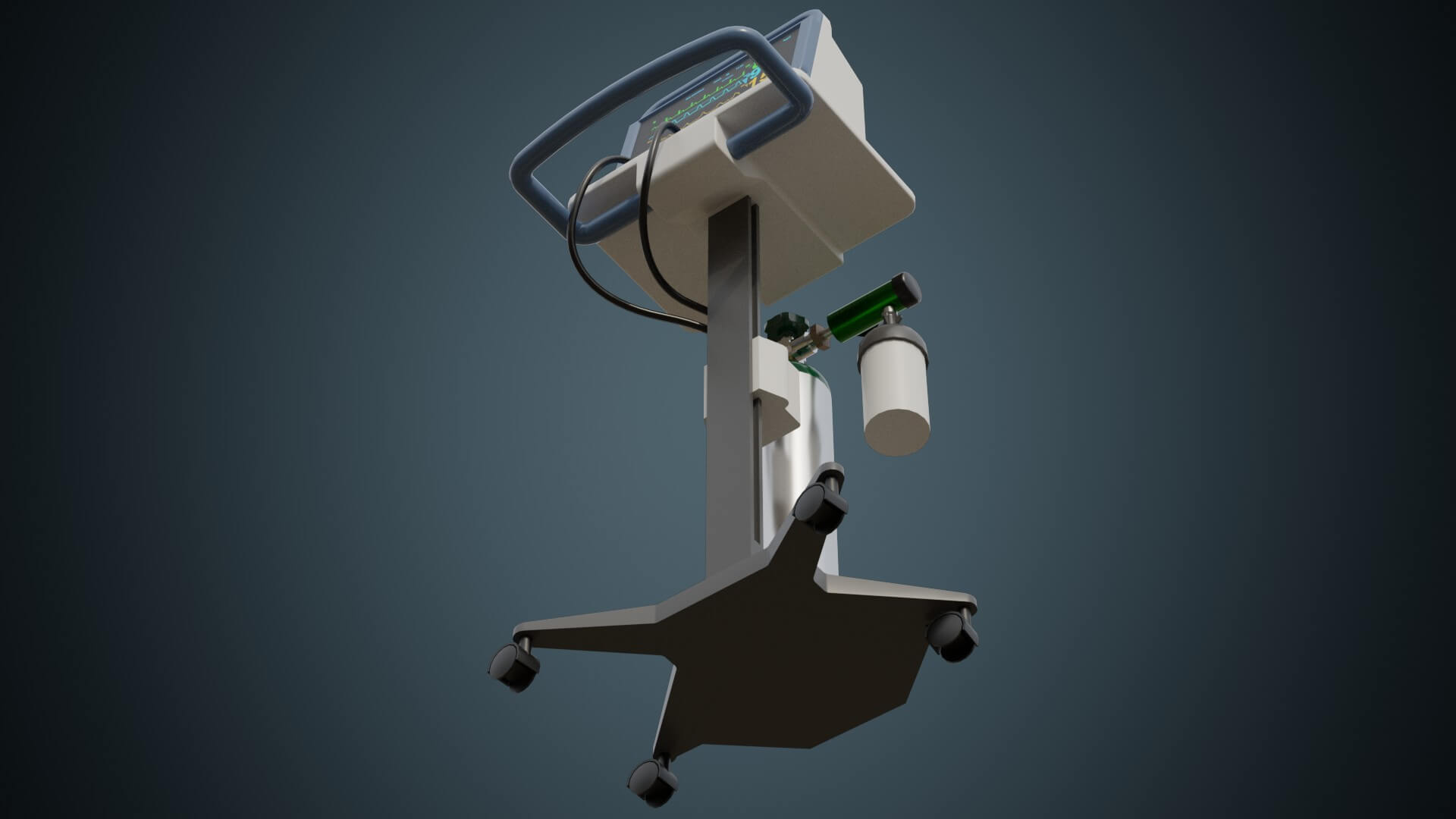 Medical Monitor 1 Basic - 3D Model by weeray