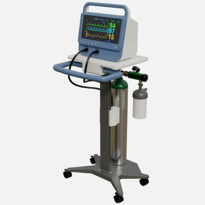 Medical Monitor 1 Basic - 3D Model by weeray
