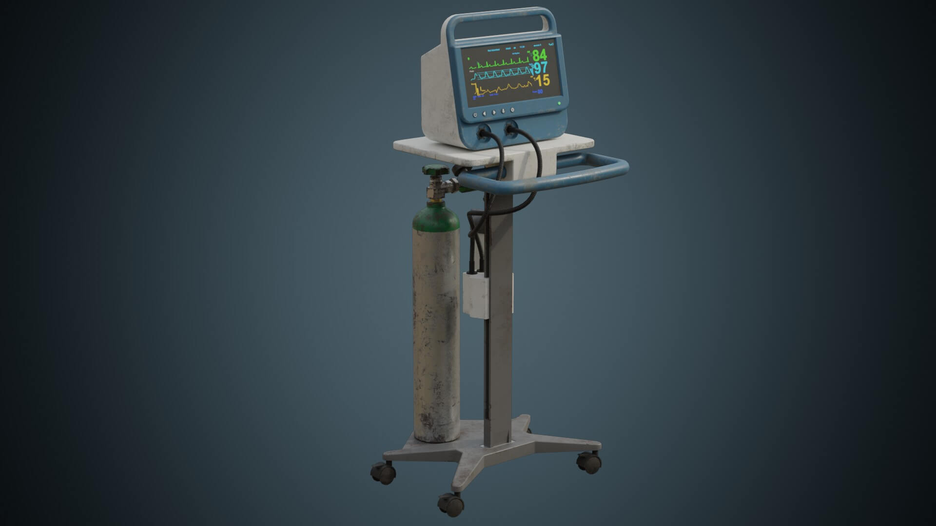 Medical Monitor 1B - 3D Model by weeray