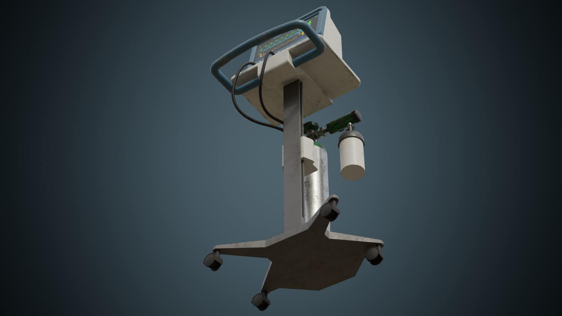 Medical Monitor 1B - 3D Model by weeray