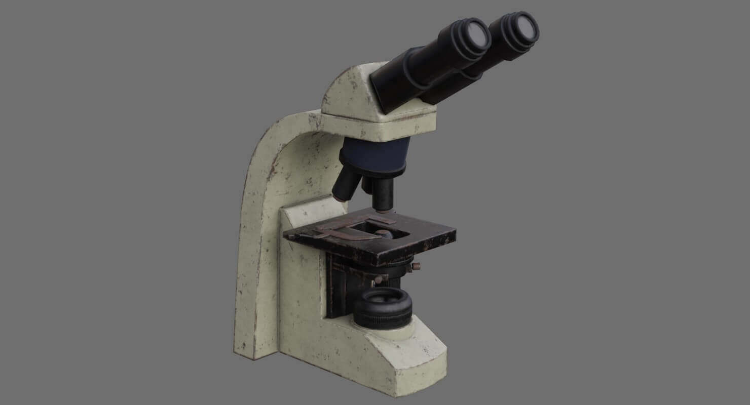 Microscope (old) - 3D Model by weeray