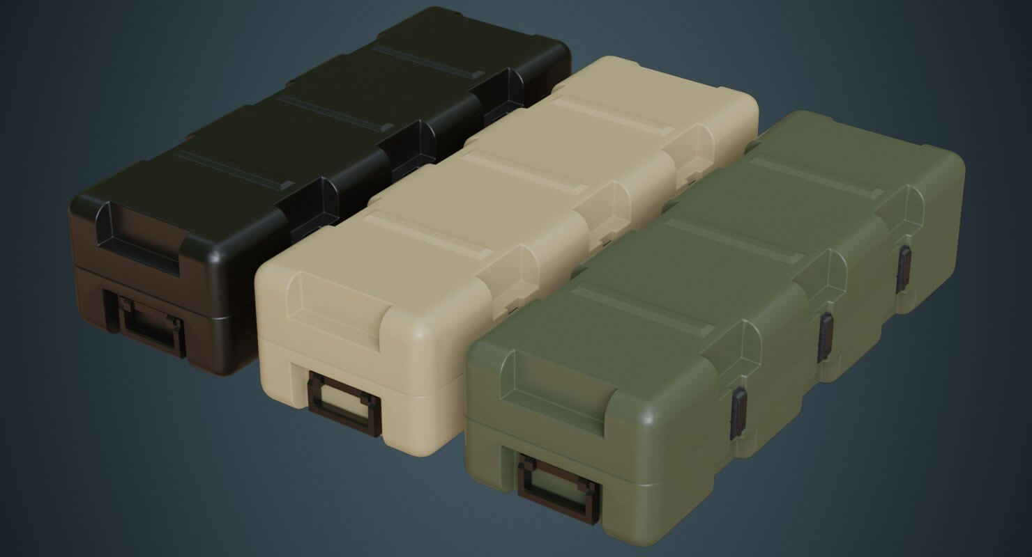 Military Case 3A - 3D Model by weeray