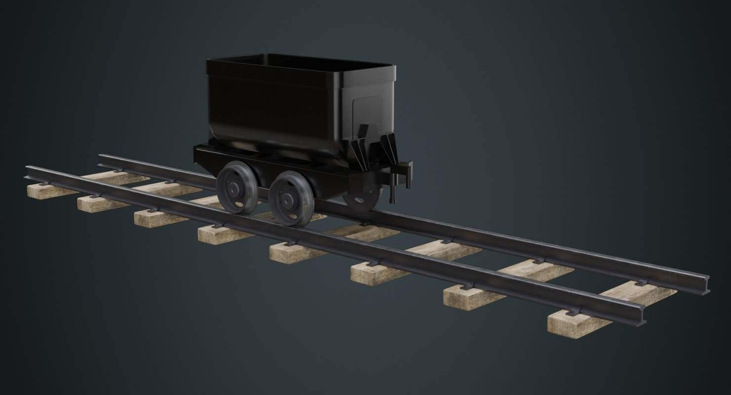 Mining Cart - 3D Model by weeray