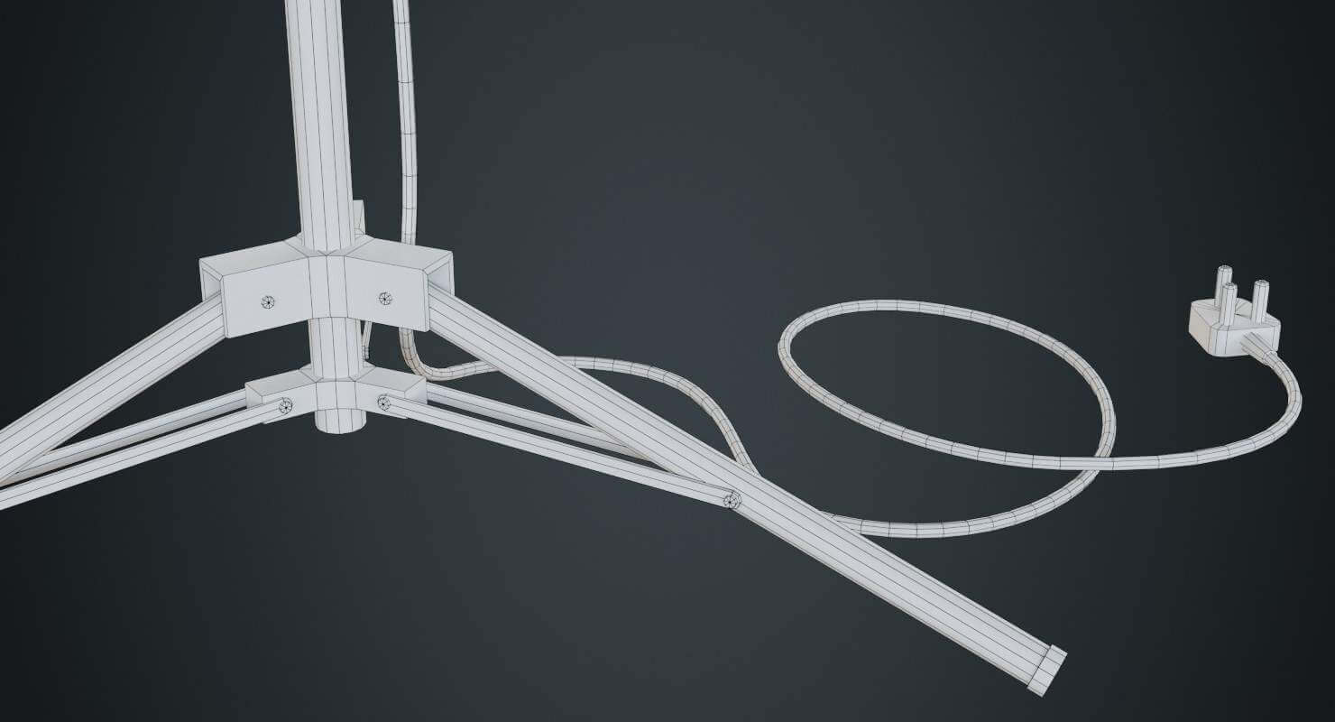 Mobile Construction Light 1B - 3D Model by weeray