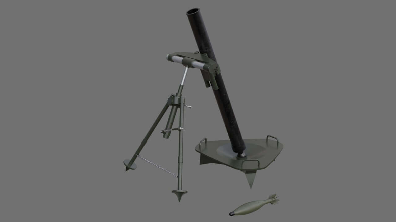 Mortar - 3D Model by weeray