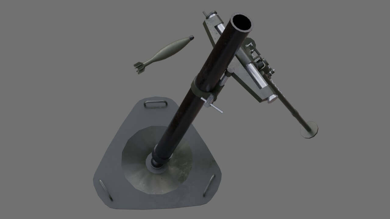 Mortar - 3D Model by weeray