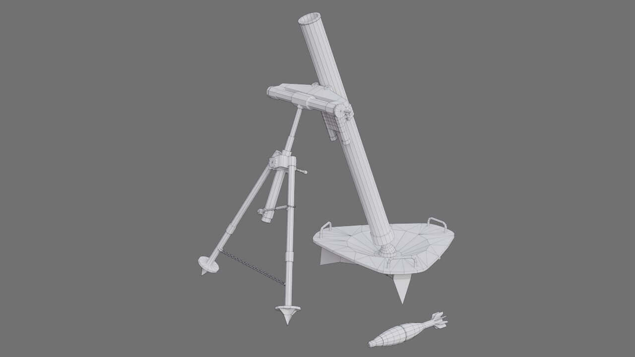 Mortar - 3D Model by weeray