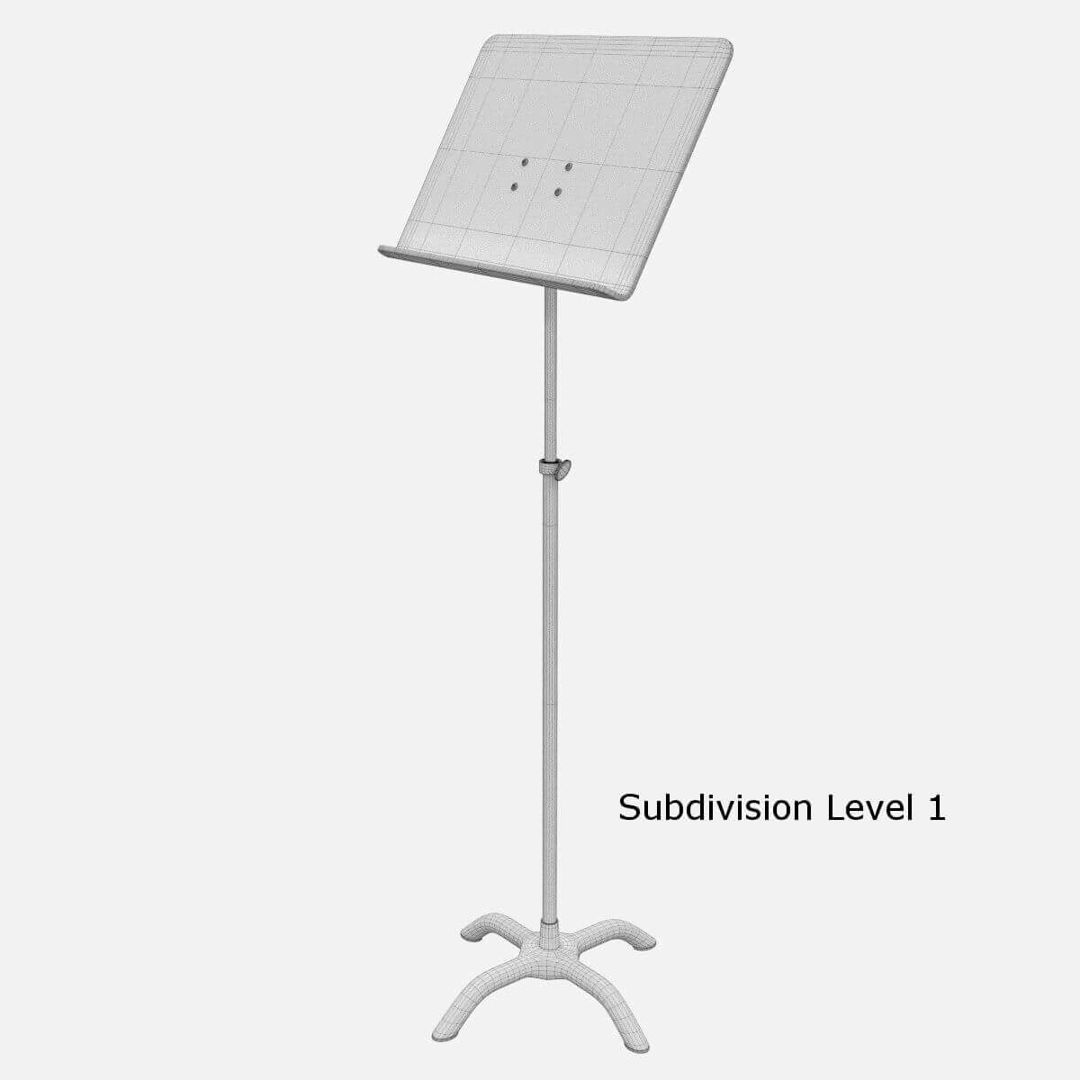 Music Stand - 3D Model by weeray