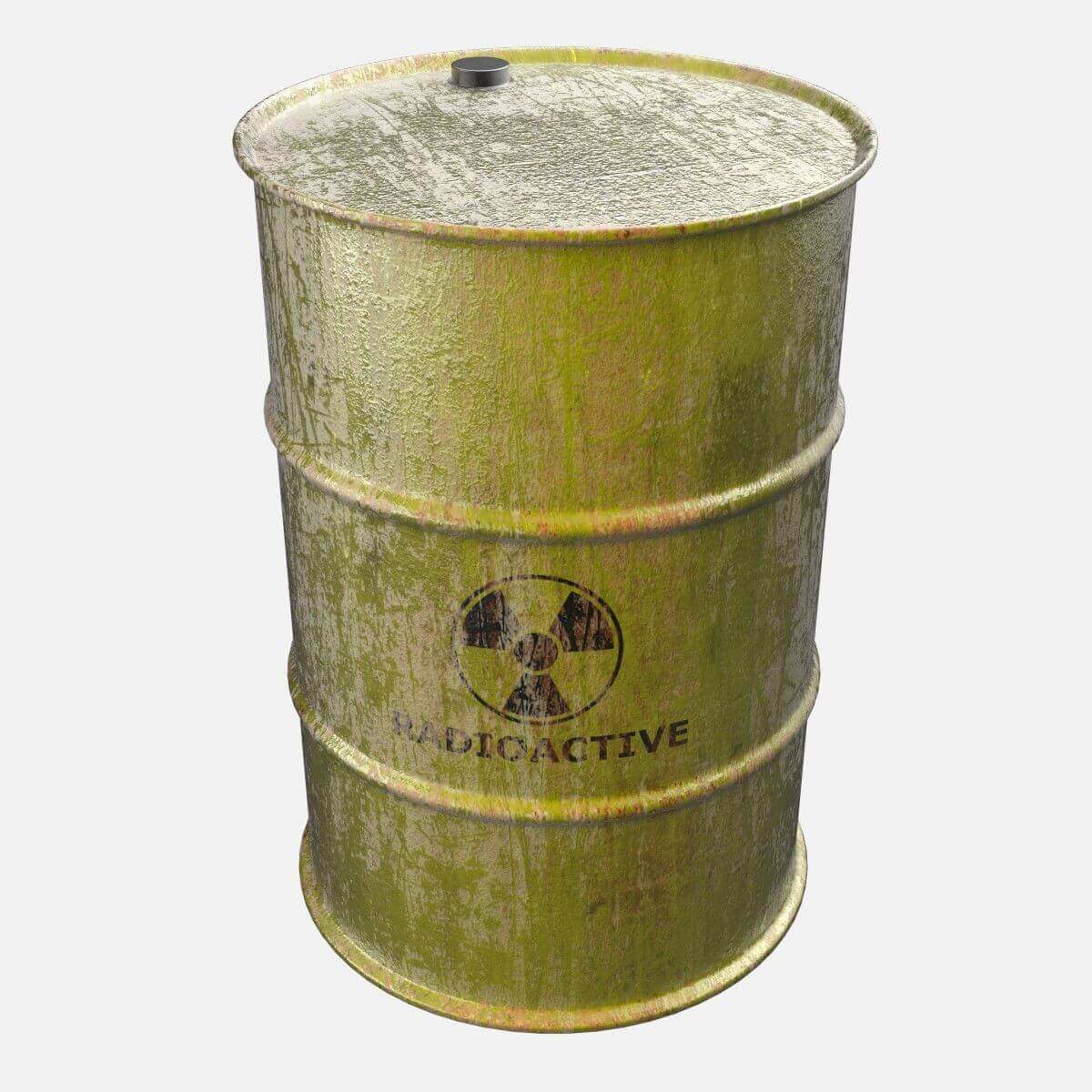 Nuclear Barrel - 3D Model by weeray