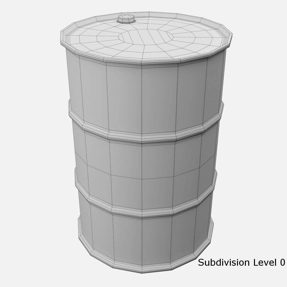 Nuclear Barrel - 3D Model by weeray