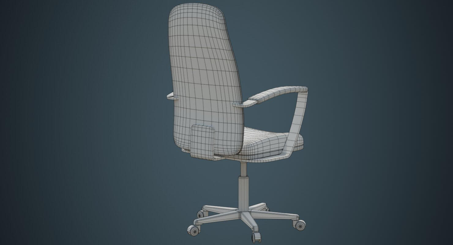 Office Chair 1B - 3D Model by weeray