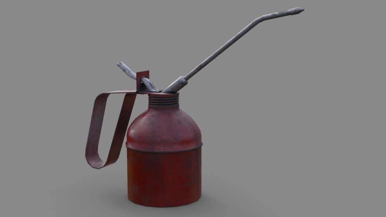 Oil Can - 3D Model by weeray