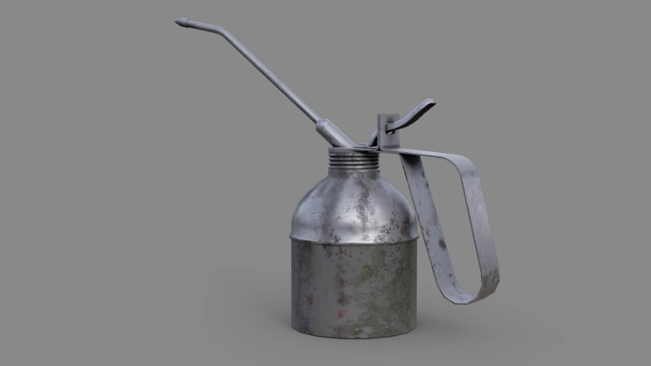 Oil Can - 3D Model by weeray