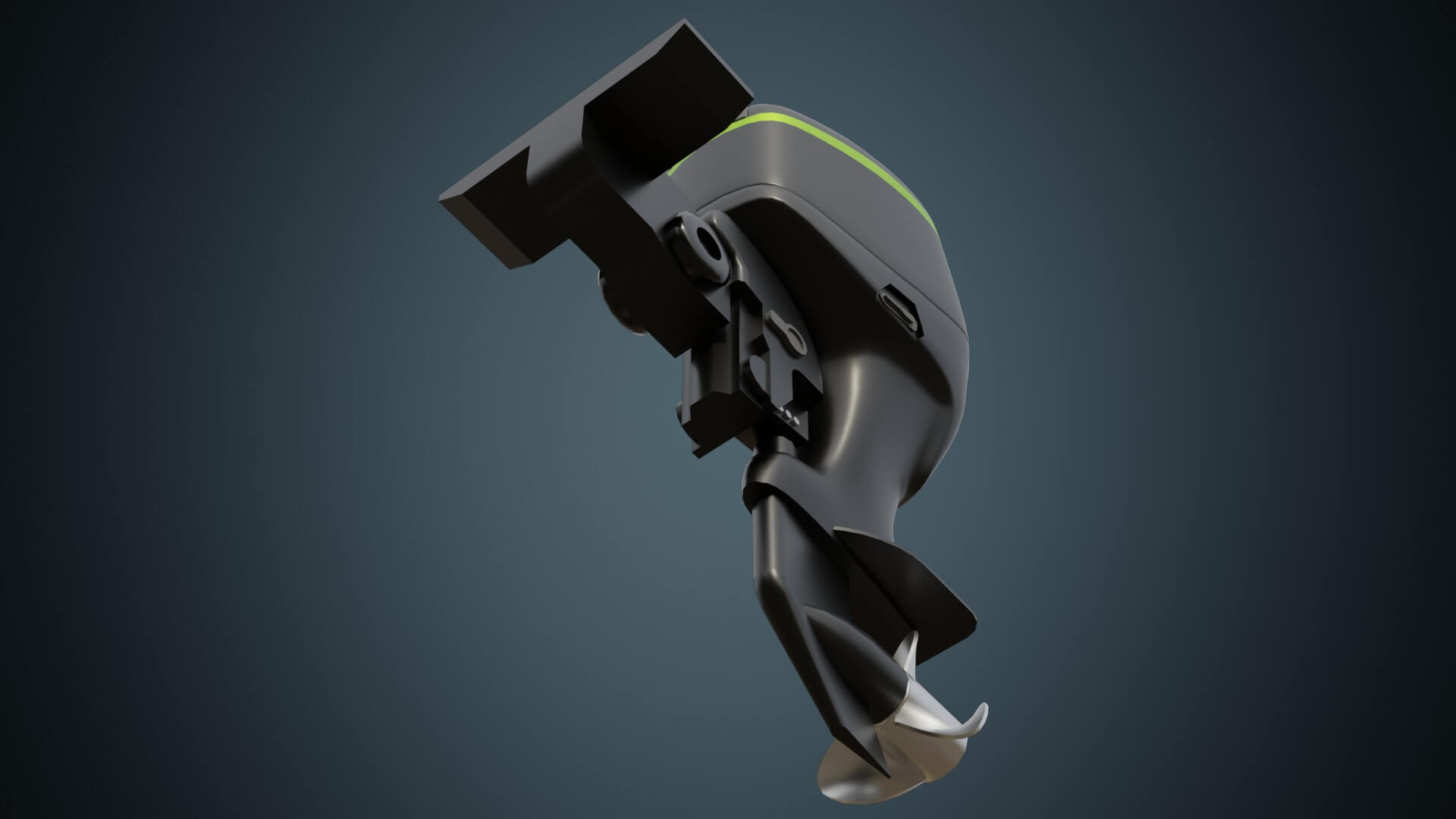 Outboard Motor 1 Basic - 3D Model by weeray