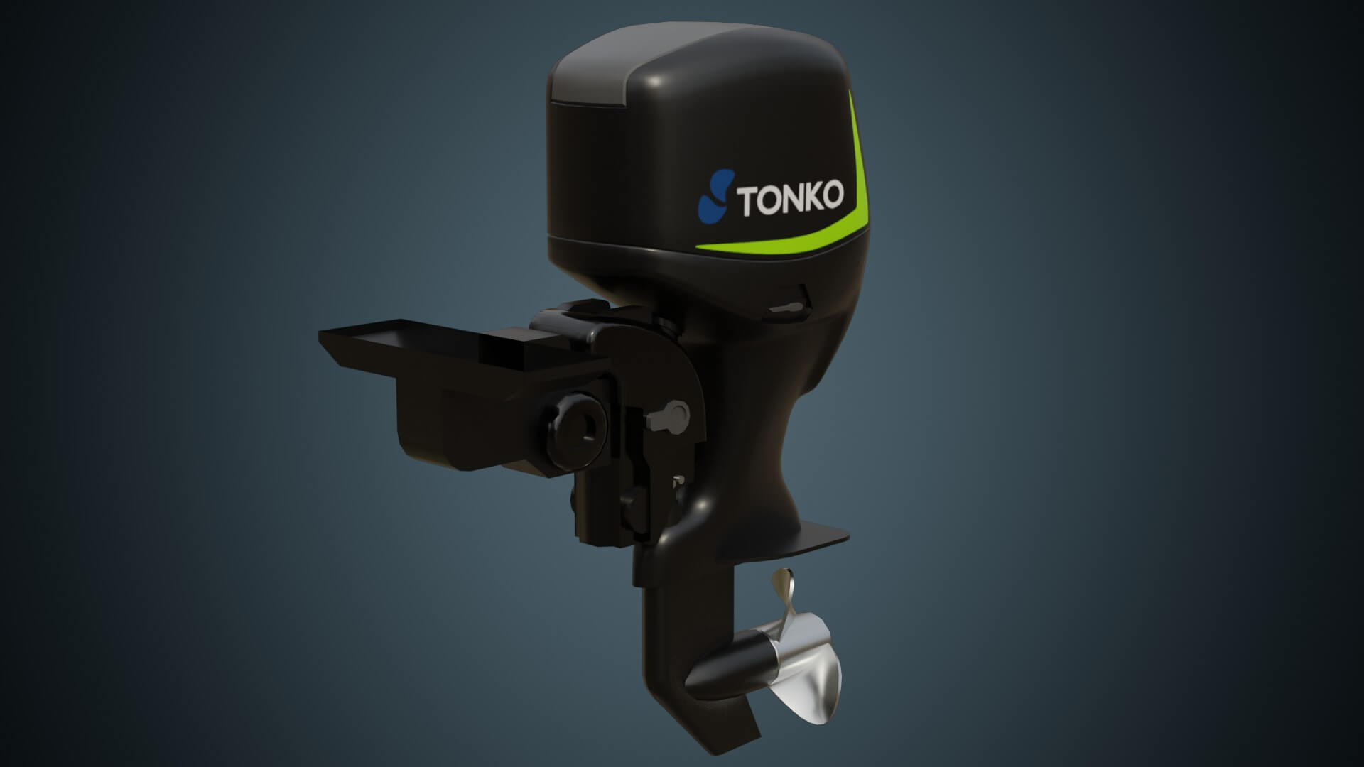 Outboard Motor 1A - 3D Model by weeray
