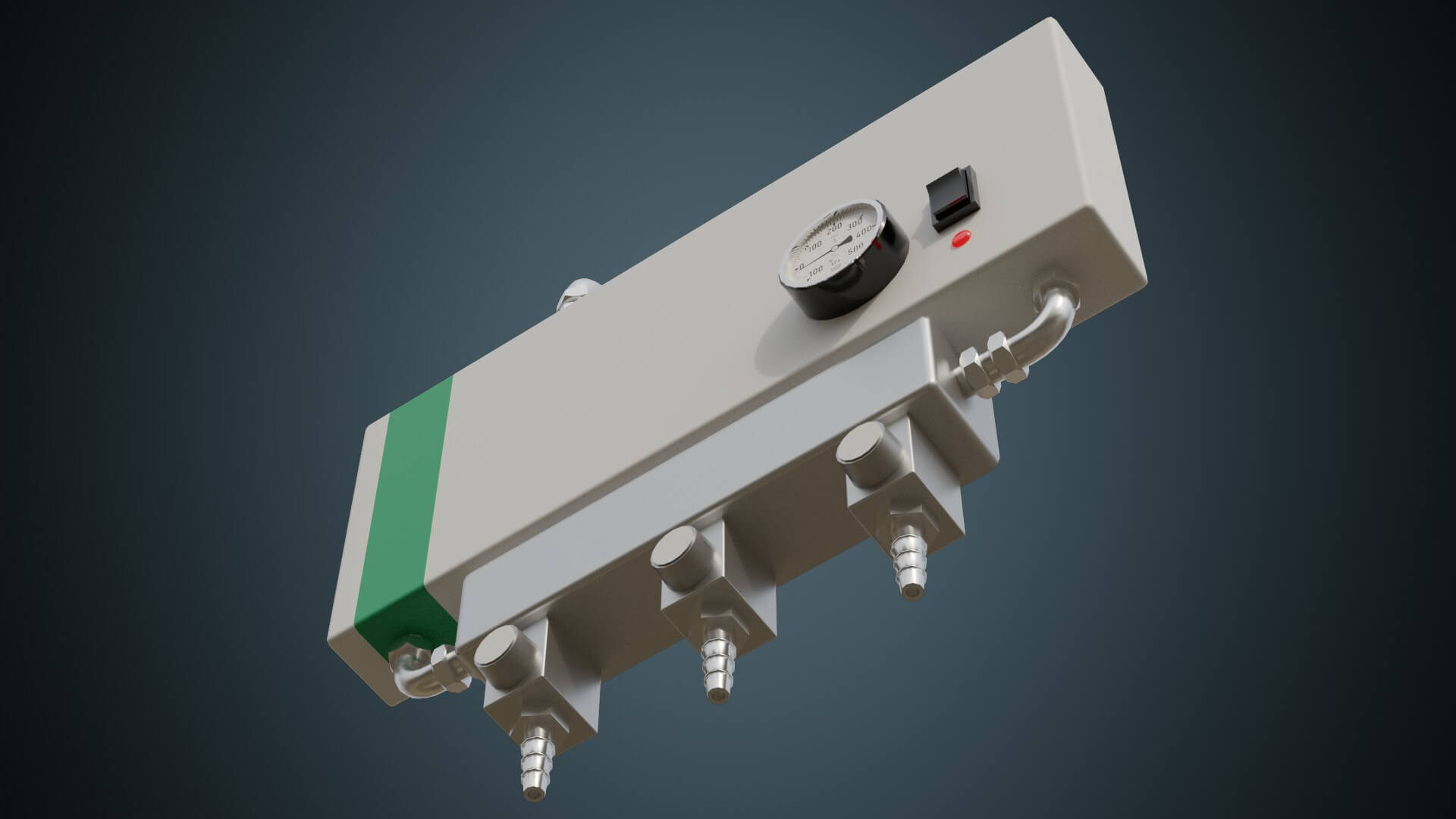 Oxygen Distributor 1 Basic - 3D Model by weeray