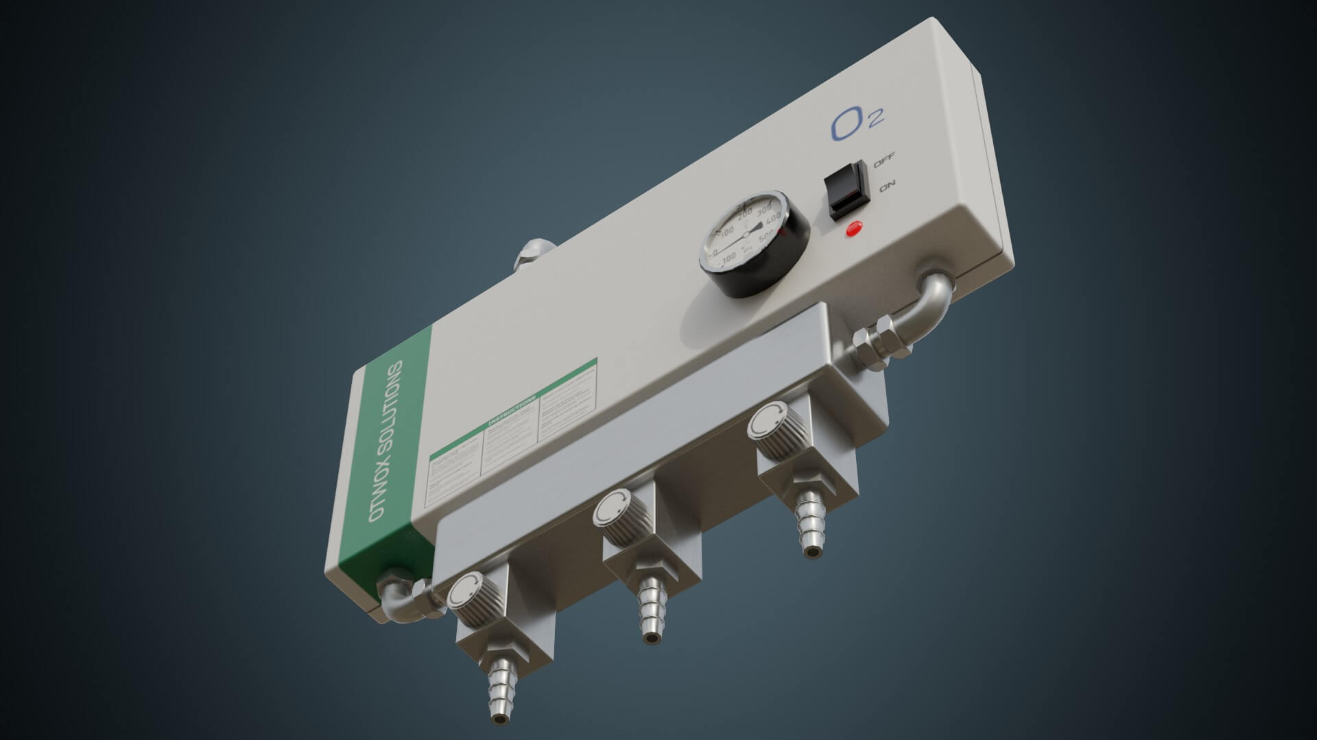 Oxygen Distributor 1A - 3D Model by weeray