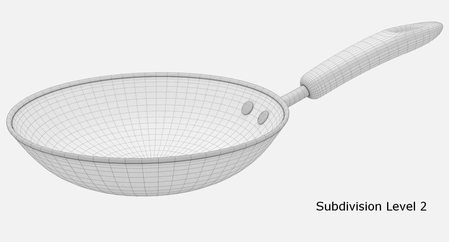 Stir Fry Pan - 3D Model by weeray