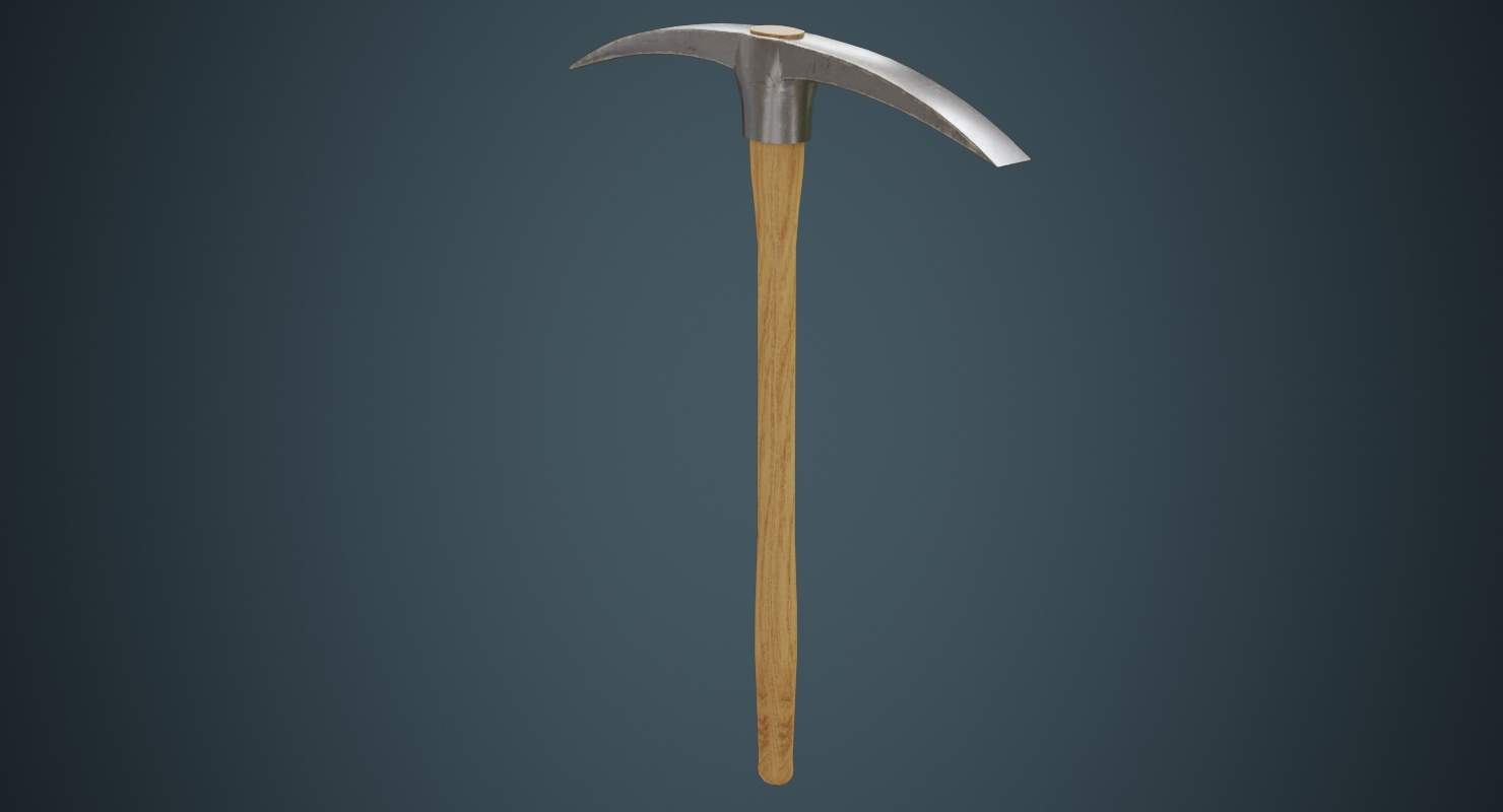 Pickaxe 1A - 3D Model by weeray