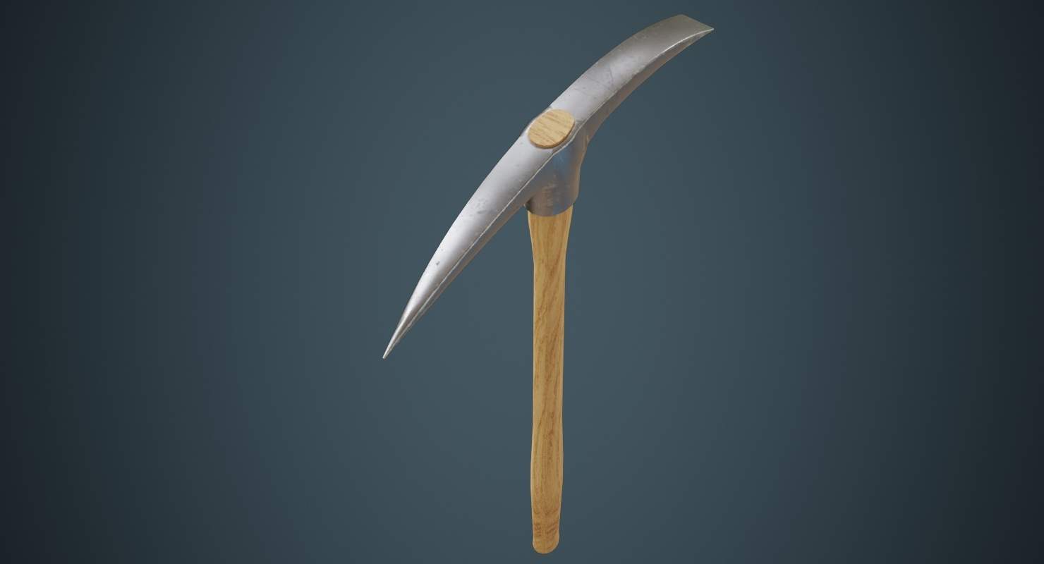 Pickaxe 1A - 3D Model by weeray