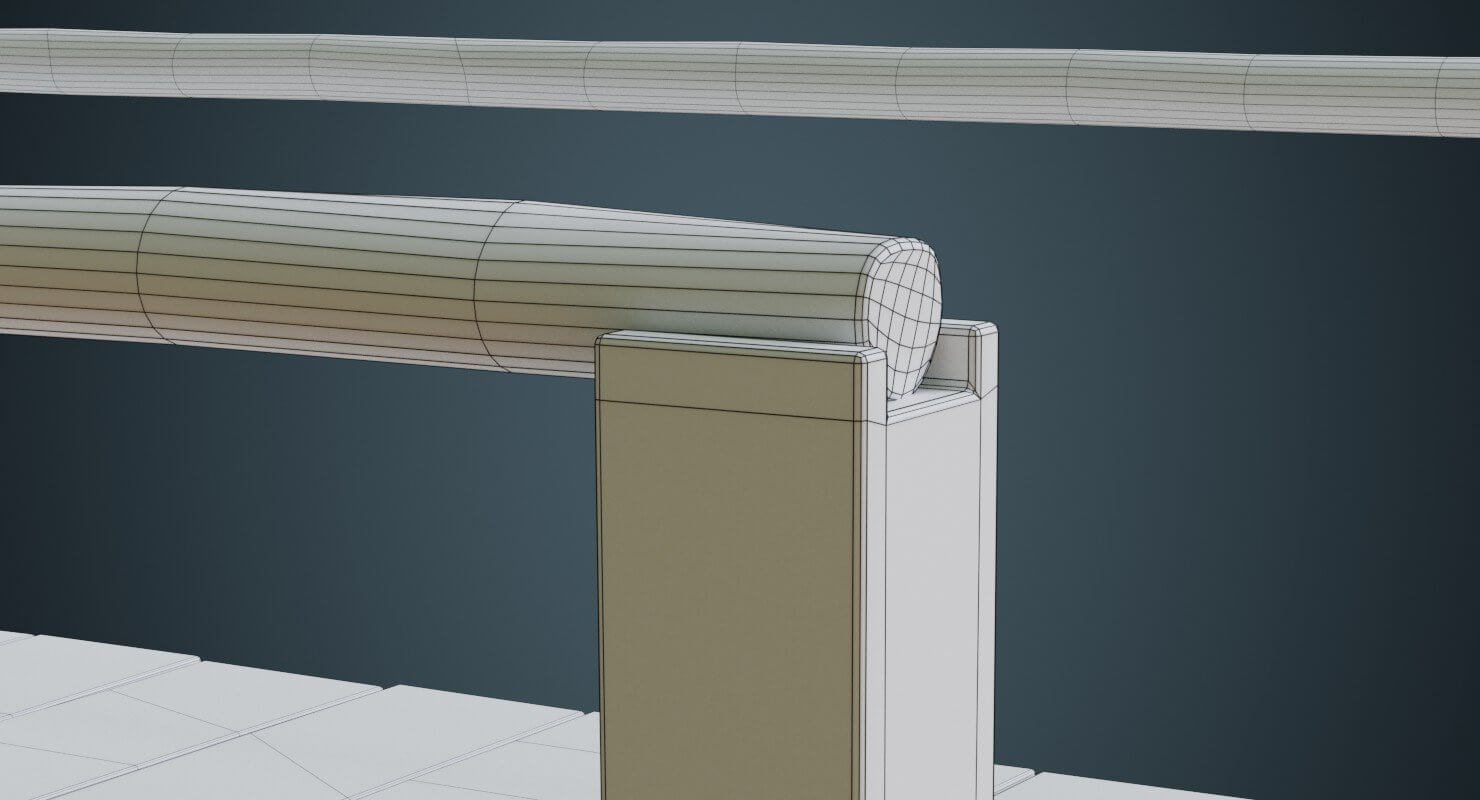 Plank Bridge 2C - 3D Model by weeray