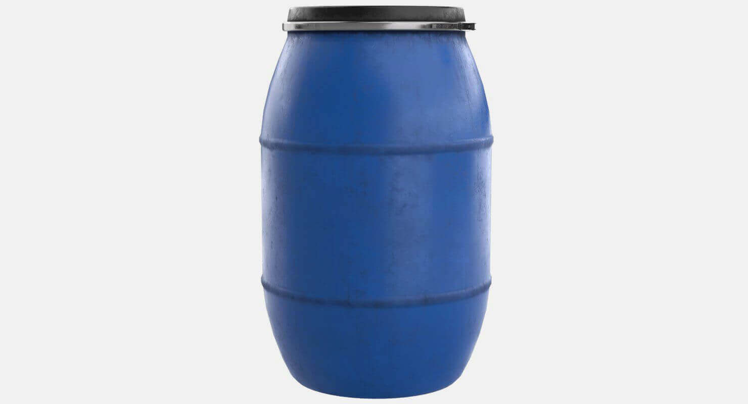 Plastic Barrel - 3D Model by weeray