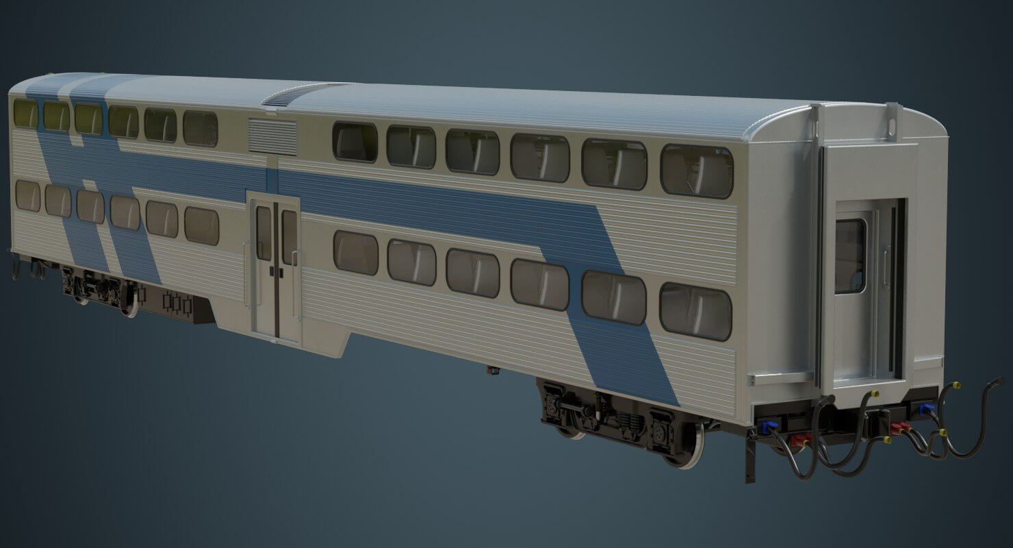 Railcar 1A - 3D Model by weeray