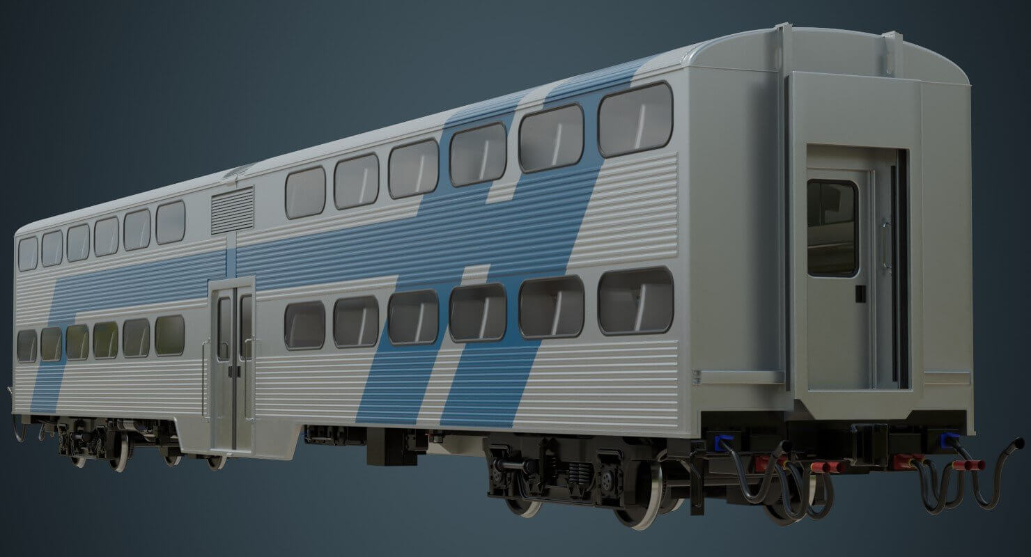 Railcar 1A - 3D Model by weeray