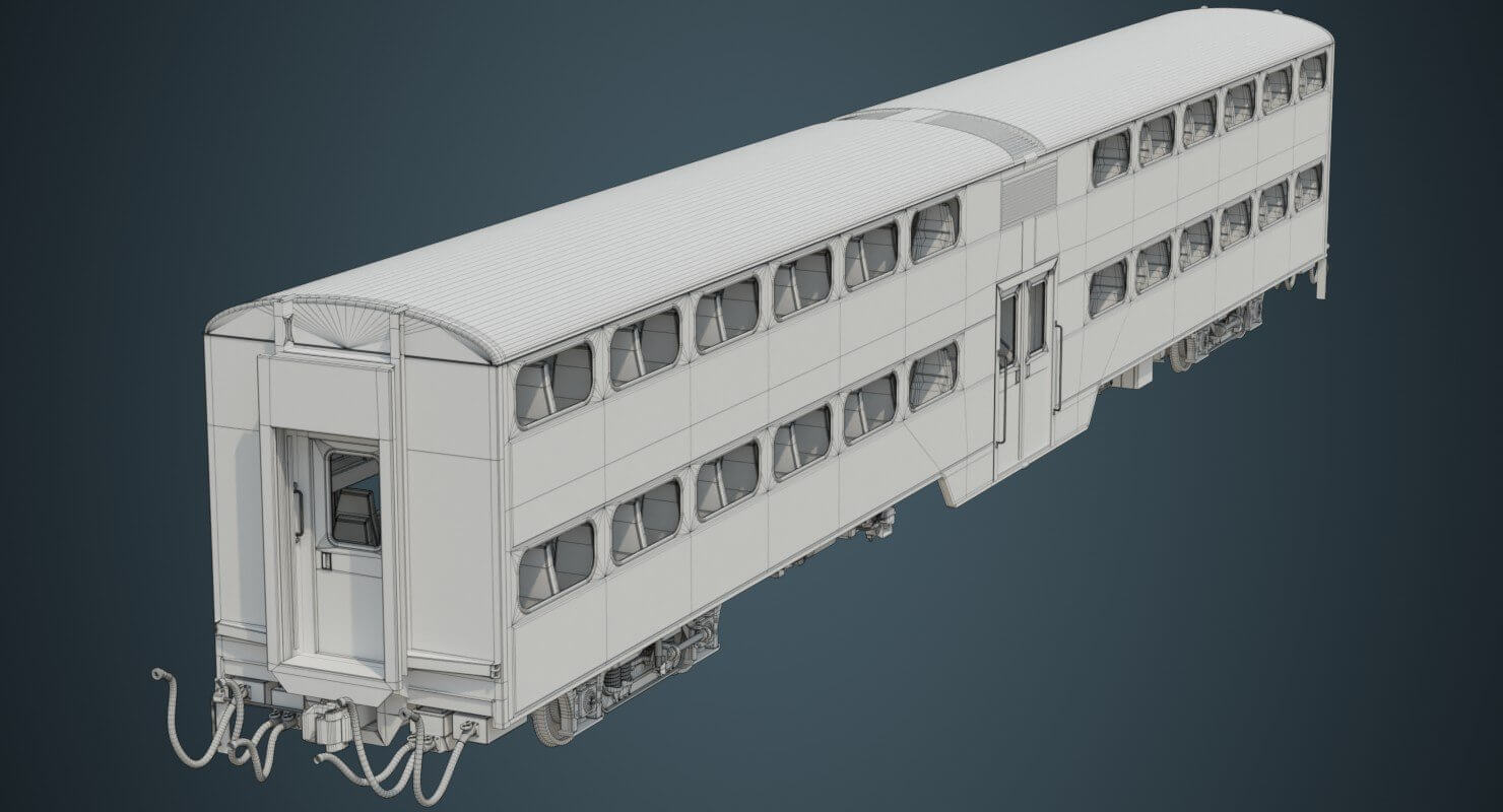 Railcar 1A - 3D Model by weeray