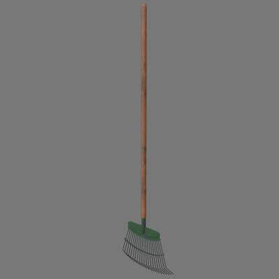 Rake (old) - 3D Model by weeray