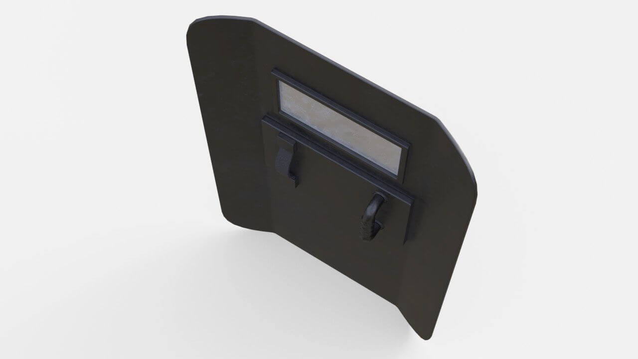 Riot Shield - 3D Model by weeray