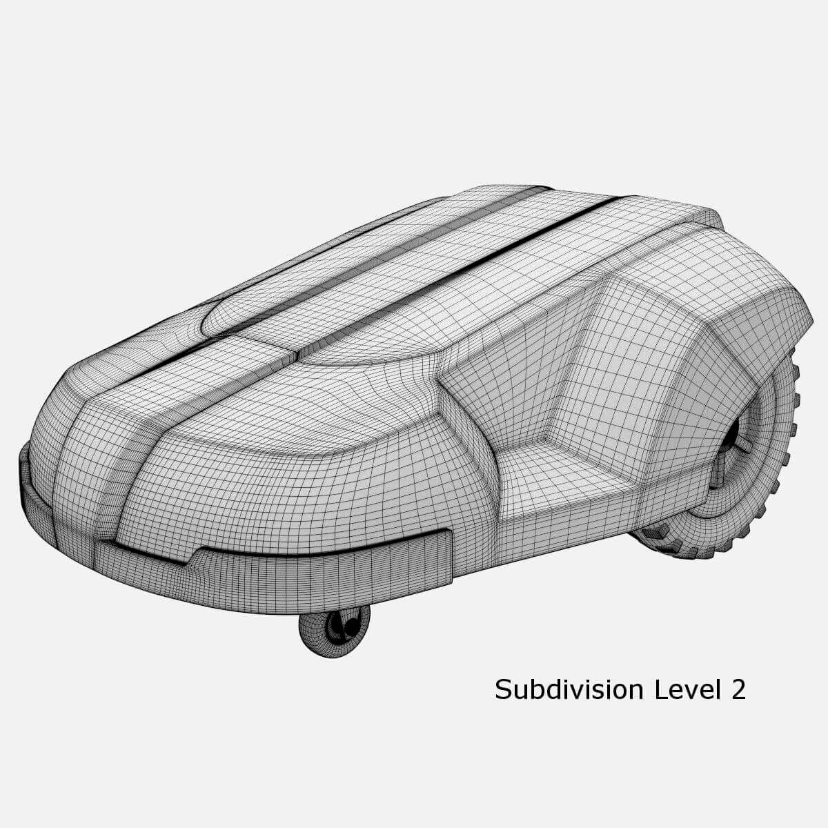 Robot Lawn Mower - 3D Model by weeray