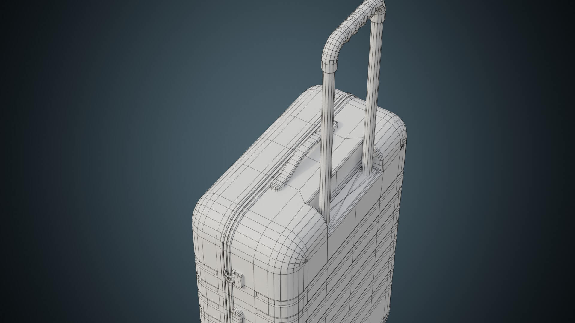 Rolling Suitcase 1 Basic - 3D Model by weeray